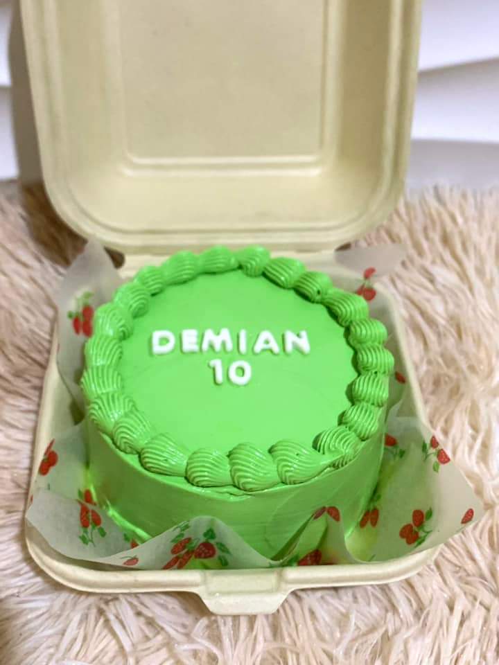 Birthday Themed Bento Cake